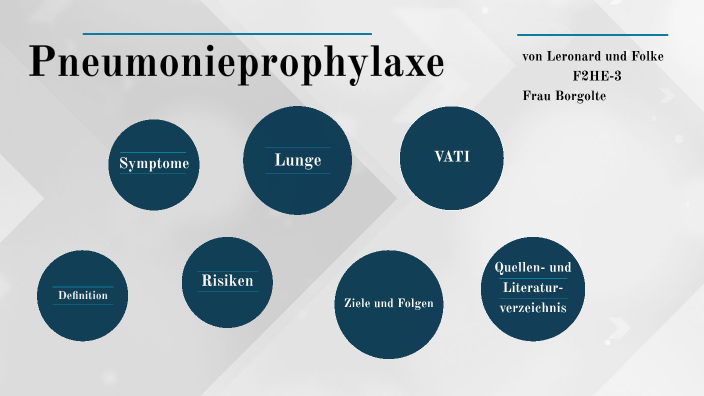 Pneumonieprophylaxe by Folke Onneken on Prezi