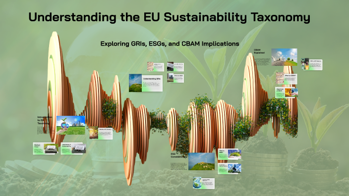 Understanding the EU Sustainability Taxonomy by Ali Orfas on Prezi