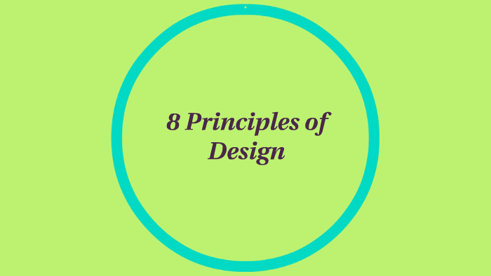 8 Principles of Design by Hillary Blake