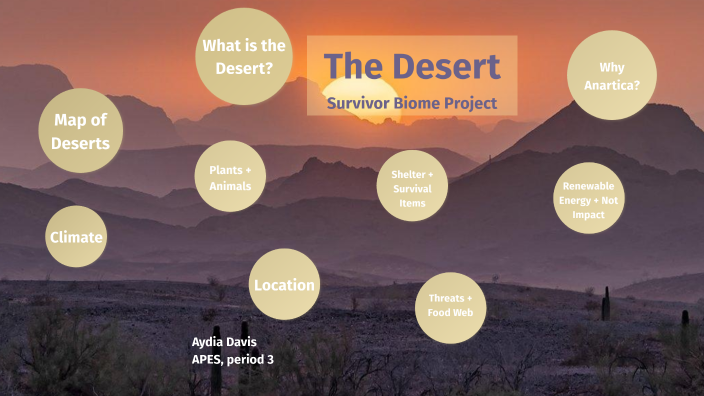 Desert Biome Survivor Project by Aydia Davis on Prezi