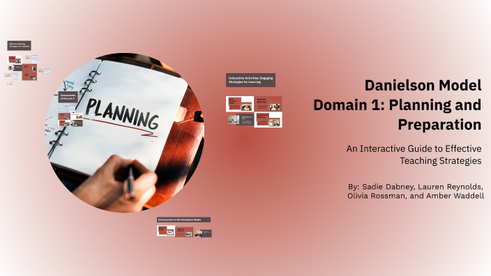 Danielson Model Domain 1: Planning and Preparation by Sadie Dabney on Prezi