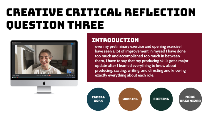 Creative Critical Reflection Question Three by Faris Al Jierodi on Prezi