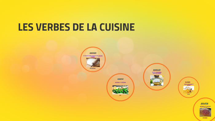LES VERBES DE LA CUISINE by estefania cuellar polania on Prezi