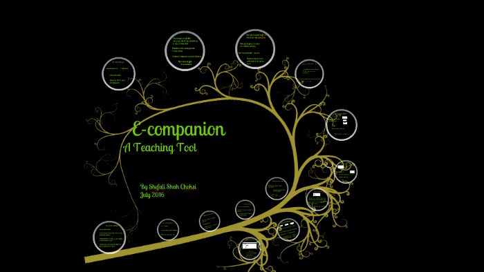 Ecompanion: A teaching tool by shefali choksi on Prezi