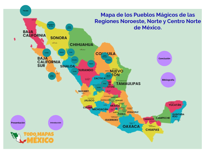 Pueblos Mágicos de las Regiones Noroeste, Norte y Centro Norte de ...