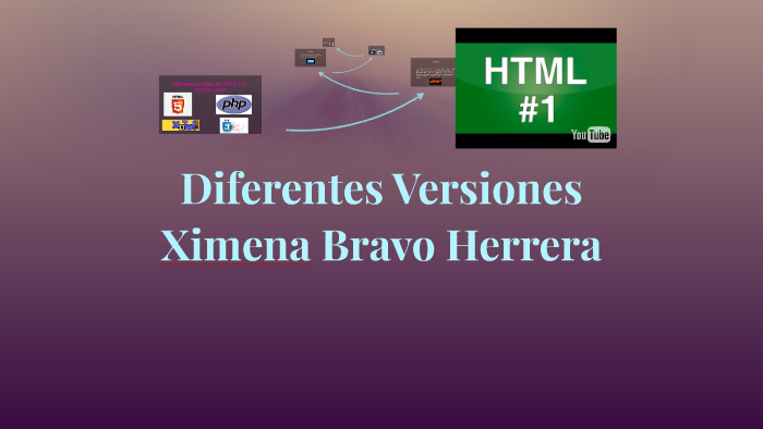 Diferentes versiones de: HTML, XHTML y PHT. by ximena Bravo on Prezi