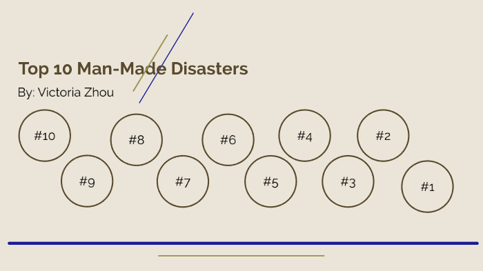 Top 10 Man-Made Disasters by Victoria Zhou on Prezi