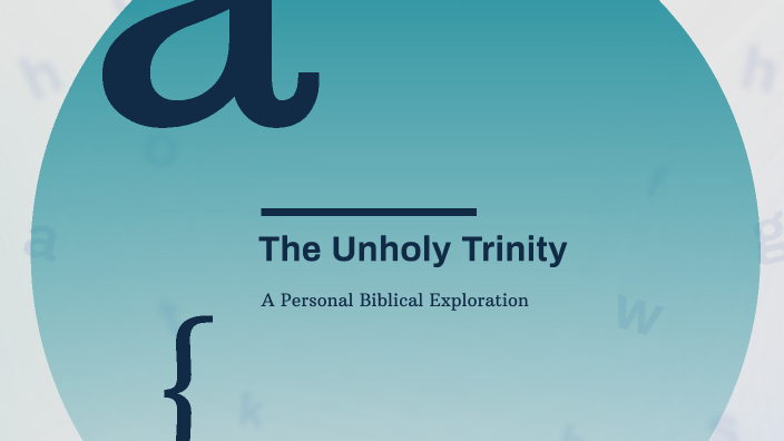 The Satanic Trinity - a Biblical and Historical Exploration by Jada ...