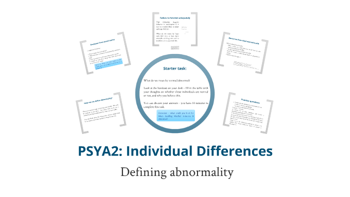 Definitions of abnormality by Vicky Maile on Prezi