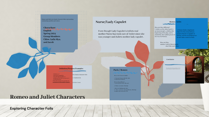 Romeo and Juliet: Character Foil by Laila Olguin on Prezi