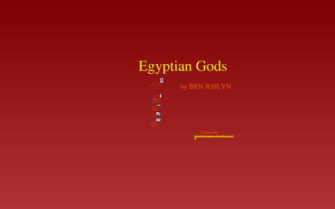 egyptian gods by Ben Joslyn on Prezi