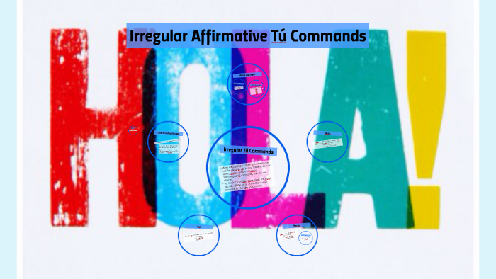 Irregular Affirmative Tú Commands by Lucy P on Prezi