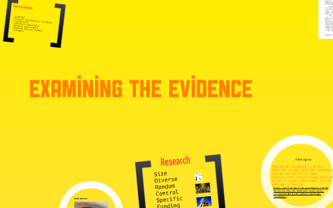 Evidence by Jaren Watson on Prezi