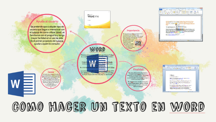 Como hacer un texto en word by Andrea Castro on Prezi