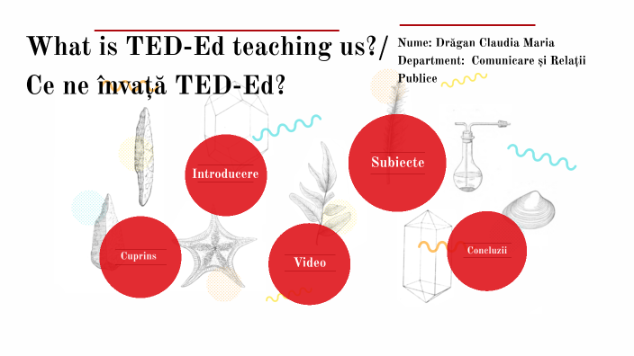 What is Ted-Ed teaching us? by Claudia Dragan on Prezi