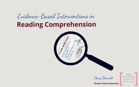 Evidence Based Interventions in Reading Comprehension by Doug Bennett ...