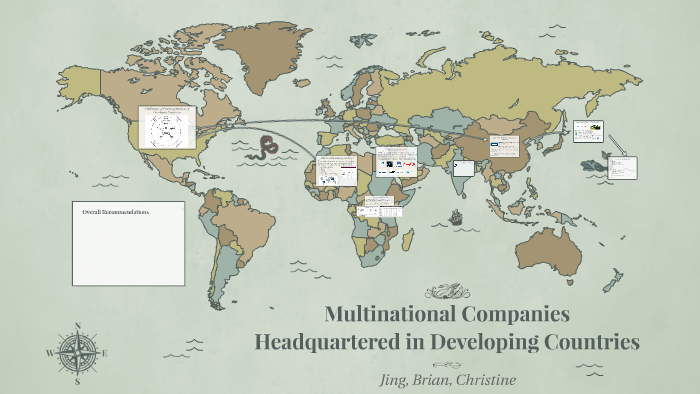 Multinational Companies Headquartered in Developing Countrie by Chris ...