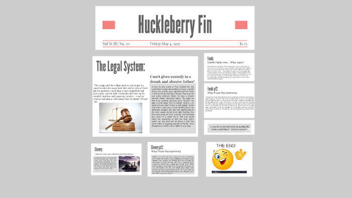 Huckleberry Fin by Caleb Clapper on Prezi
