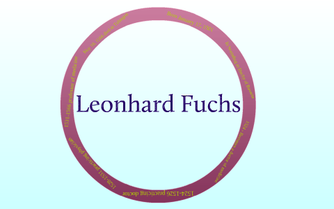 Leonard Fuchs by Michelle George on Prezi