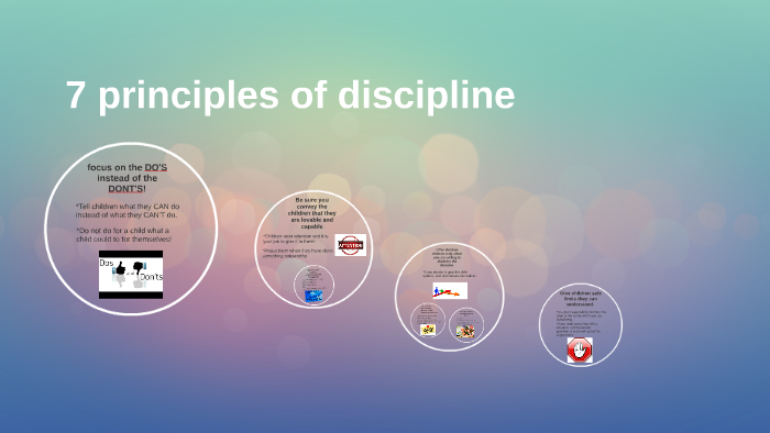 7 principles of discipline by aliyah cruz