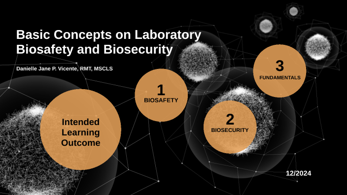 Basic Concepts on Laboratory Biosafety and Biosecurity by Danielle Jane ...