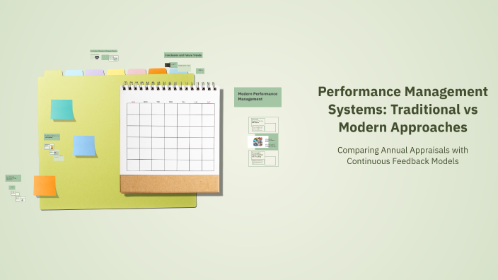 Performance Management Systems: Traditional vs Modern Approaches by ...