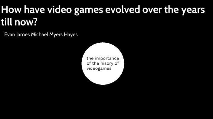 How have video games evolved over the years till now? by Evan Hayes on ...
