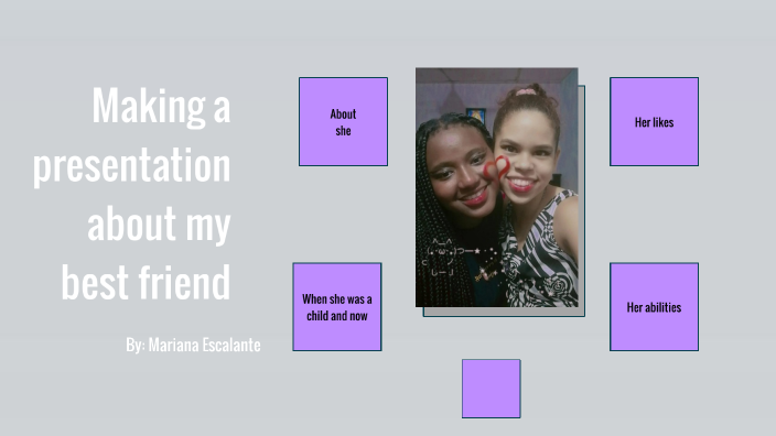 Making a presentation about my best friend by mariana escalante on Prezi