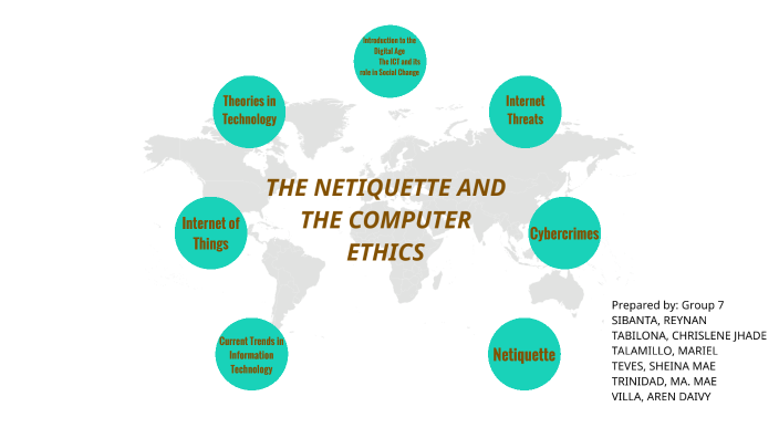 THE NETIQUETTE AND THE COMPUTER ETHICS by CHRISLENE JHADE JIMENEZ ...