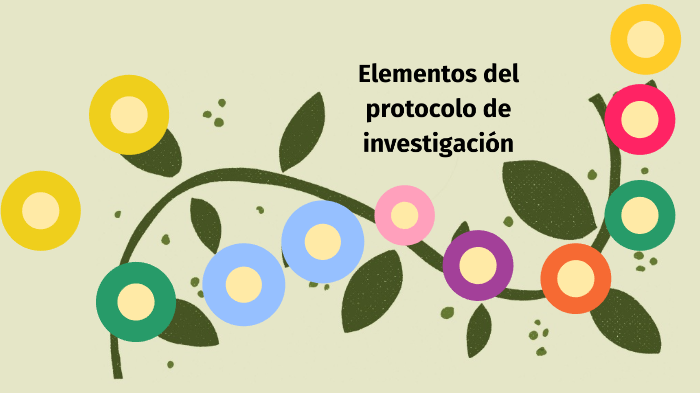 Elementos del Protocolo de Investigación by Mireya Solis Jurado on Prezi