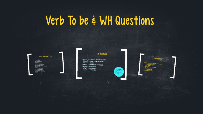 Verb To be & WH Questions by felipe coronado on Prezi