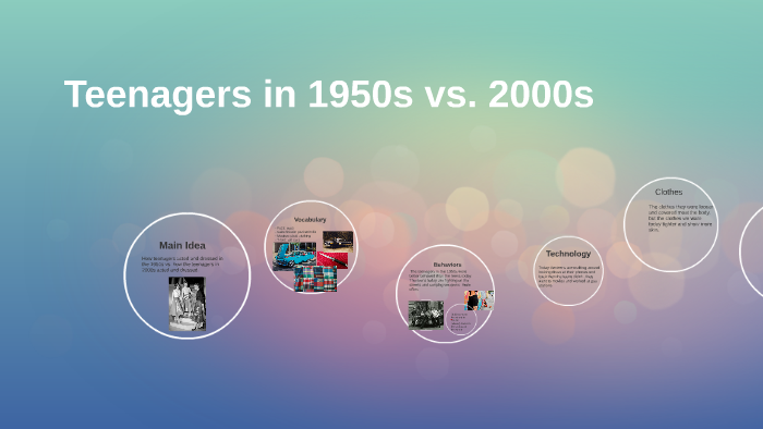 Teenagers in 1950s vs. 2000s by REILLY KNIGHT