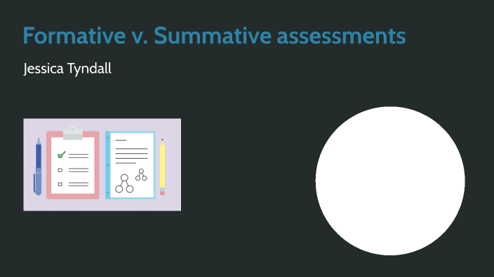Formative v. Summative assessments by jessican tyndall on Prezi