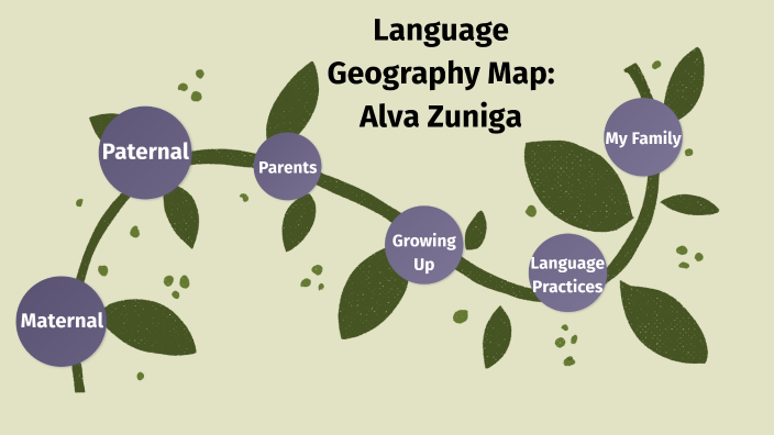 Geography of Self Language Map: Alva Zuniga by Alva Zuniga on Prezi