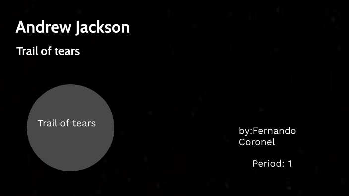 Andrew Jackson Project by Fernando Coronel on Prezi