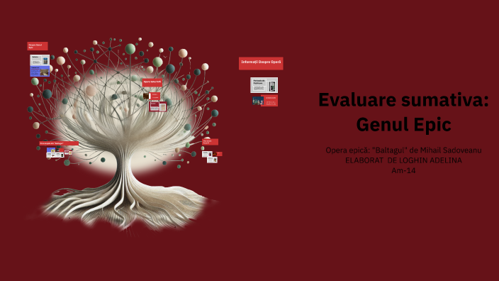 Evaluare sumativa: Genul Epic by adelina loghin on Prezi