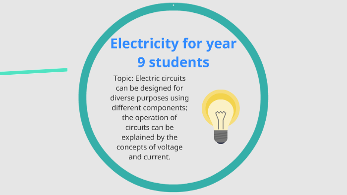 Electricity for year 9 students by on Prezi