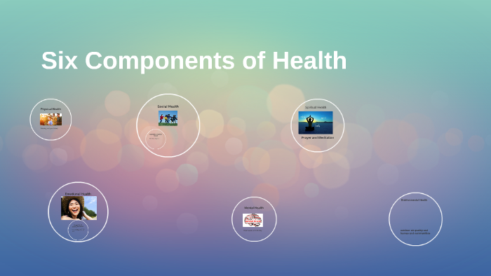 Six Components of Health by Christopher Croson on Prezi
