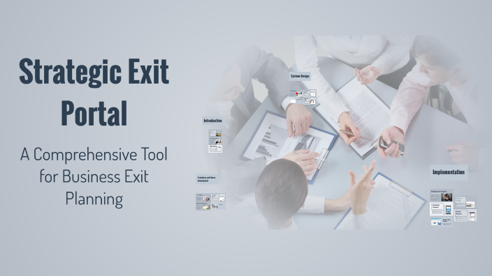 Strategic Exit Portal by SABIN KC on Prezi
