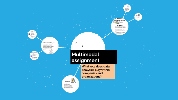 Multimodal assignment: What role does data analytics play within ...