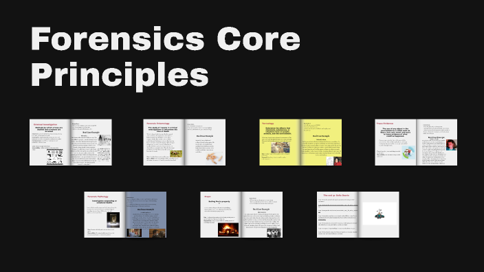 Forensics Core Principles by Sofia Osorio on Prezi