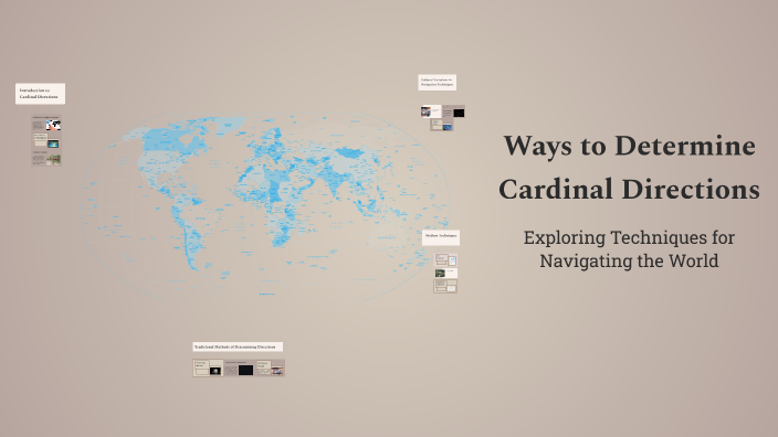 Ways to Determine Cardinal Directions by Natalia Głowacka on Prezi