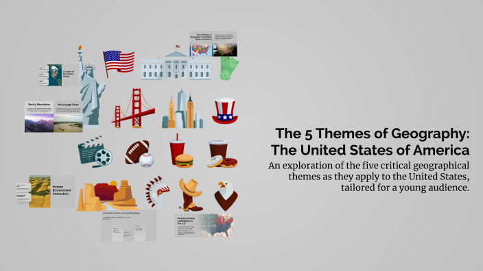 The 5 Themes of Geography: The United States of America by Hunter ...