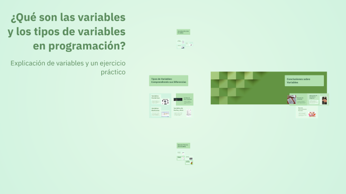¿Qué son las variables y los tipos de variables en programación? by Sann on Prezi
