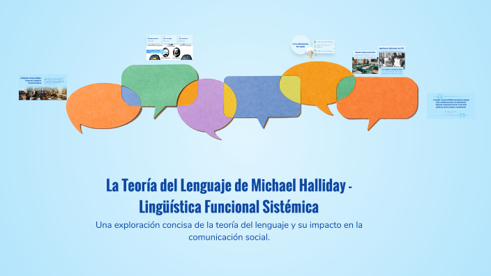 La Teoría del Lenguaje de Michael Halliday - Lingüística Funcional ...