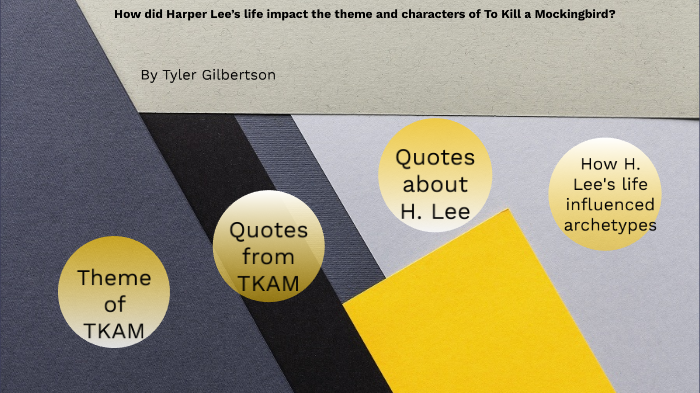 How did Harper Lee’s life impact the theme and characters of To Kill a ...