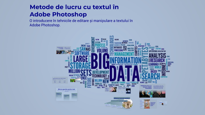 Metode de lucru cu textul în Adobe Photoshop by madalina bubulaika on Prezi