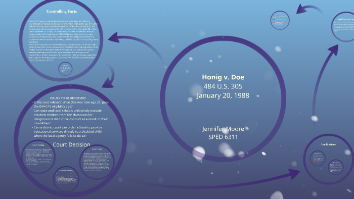 Honig v. DOE, 484 U.S. 305 by Jennifer Moore on Prezi