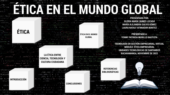 ÉTICA EN EL MUNDO GLOBAL by Laura Afanador on Prezi