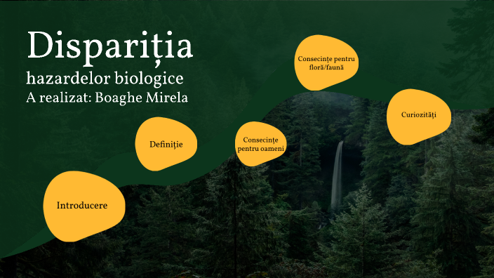 Dispariția hazardurilor biologice by Ela Rela on Prezi